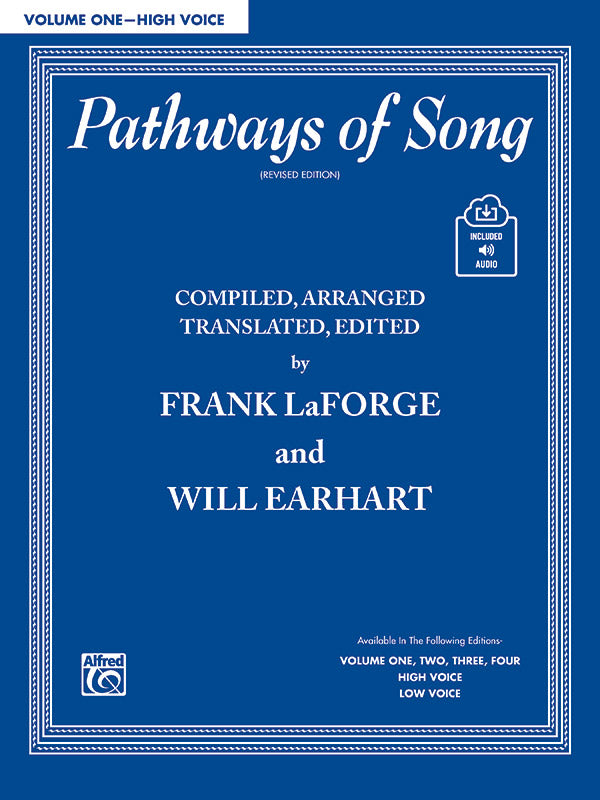 Pathways of Song, Volume 1: High Voice Book & Online Audio – Alfred Music